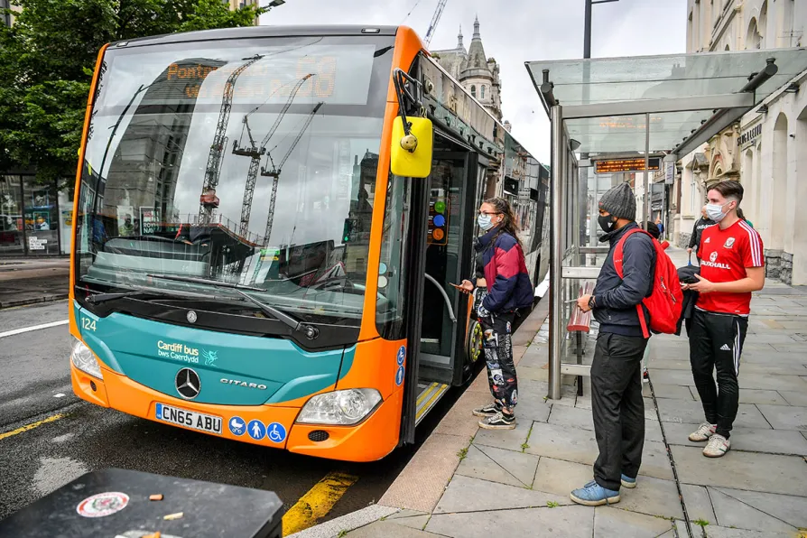 Bus fares in Wales now £1 for young people under pilot scheme | Morning ...