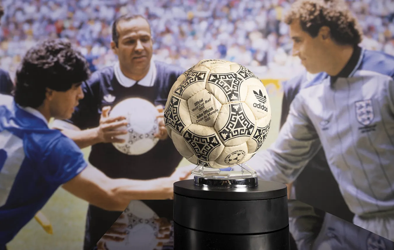‘Hand of God’ ball goes under the hammer | Morning Star